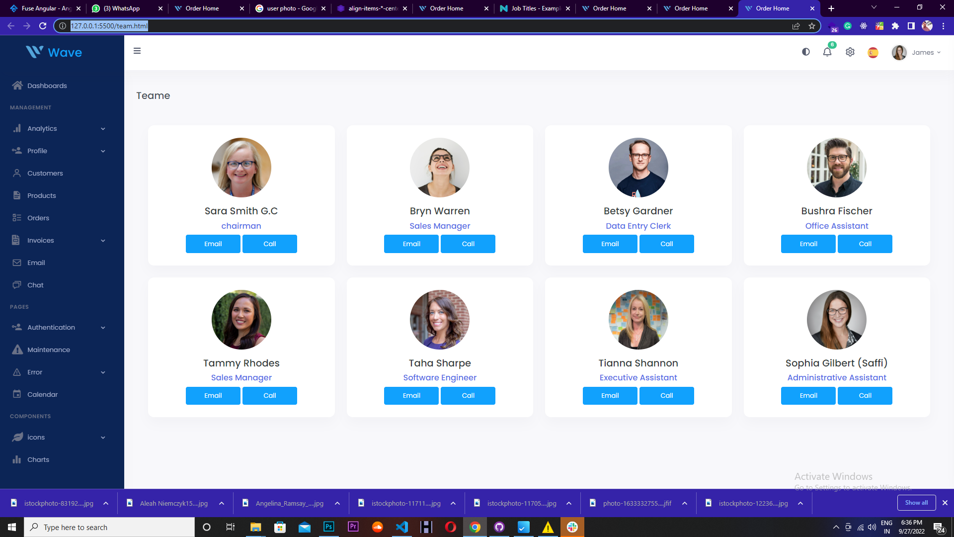 Wave - Responsive Admin Dashboard Template by uptechsol | CodeCanyon